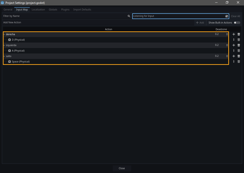 Nuestro primer juego